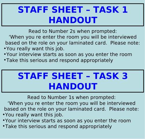 Interview techniques lesson | Teaching Resources
