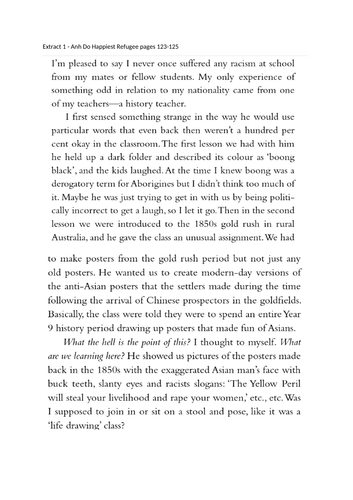 The Happiest Refugee Study Bundle | Teaching Resources