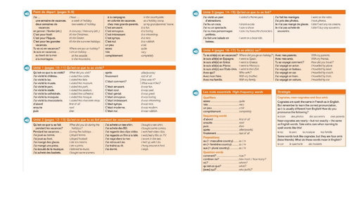 Dynamo 2 Module 1- En vacances | Teaching Resources