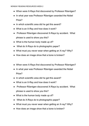 Year 6 Reading SATS Revision. A Fact file. | Teaching Resources