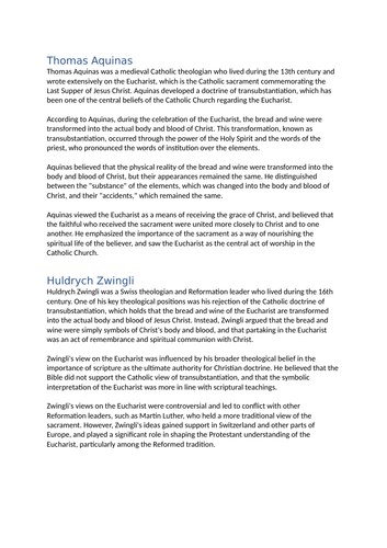 Introduction to the Reformation | Teaching Resources