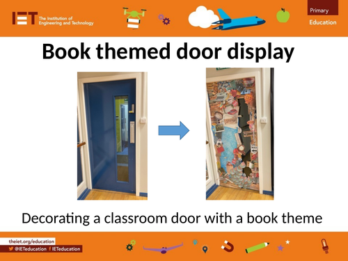 Book themed door display | Teaching Resources