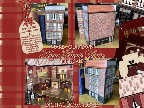 Anne Frank House 1:48 Scale, Anne Frank Project, Design Tech DIY ...