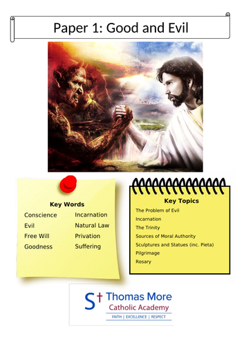 GCSE RS - Eduqas B: Good and Evil Task Book (Revision) | Teaching Resources