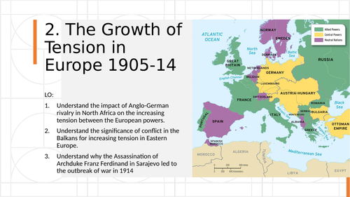 4. The Growth of Tension in Europe 1905-14 | Teaching Resources