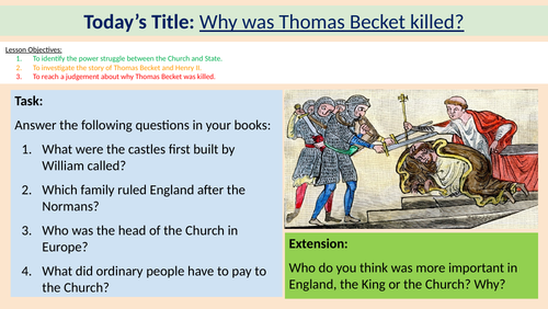 Y7 Medieval Life SOW - lessons and resources | Teaching Resources