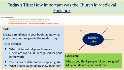 Y7 Medieval Life SOW - lessons and resources | Teaching Resources