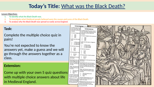 Y7 Medieval Life SOW - lessons and resources | Teaching Resources