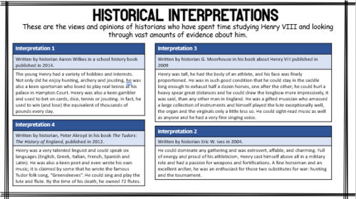 Henry VIII - Stereotype | Tudor Source Investigation | Teaching Resources