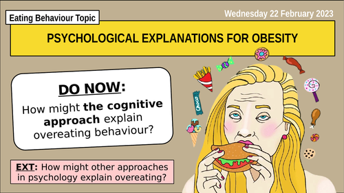 A-Level Psychology - PSYCHOLOGICAL EXPLANATIONS FOR OBESITY [Eating ...