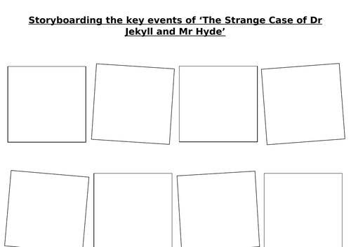 Jekyll and Hyde - Full Unit of Work for Higher Ability Students ...