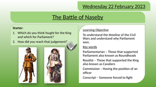 Civil War and the Battle of Naseby | Teaching Resources