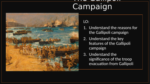11. The Gallipoli Campaign | Teaching Resources