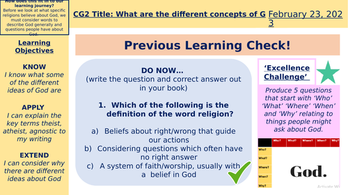 Concepts of God: Complete Unit (RE/RS) | Teaching Resources
