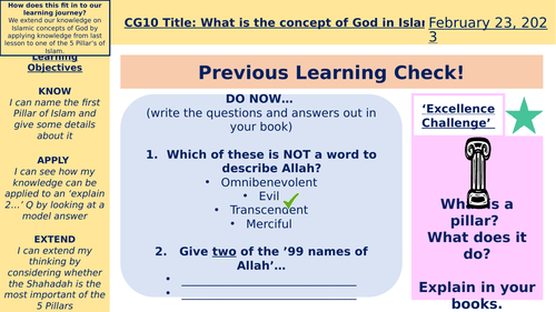 Concepts of God: Complete Unit (RE/RS) | Teaching Resources