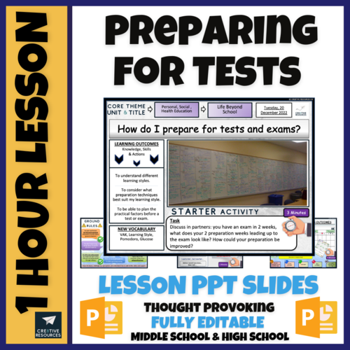 Prepare for tests and exams | Teaching Resources