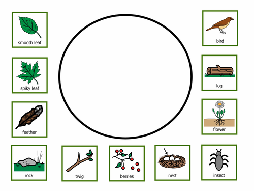 Indoor and Outdoor Viewfinder Scavenger Hunt (Boardmaker resource ...