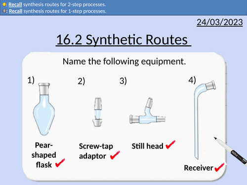 OCR AS level Chemistry: Organic Synthesis | Teaching Resources