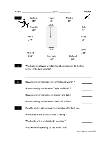 Example of Set 4 Year 6 Daily morning work - Sport Themed number 2 ...