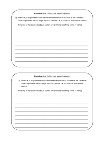 A-Level Psychology - DEFINING AND MEASURING CRIME [Forensic Psychology ...