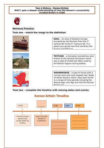 KS2 History: Roman Britain - Full Unit | Teaching Resources