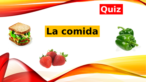 Spanish - Food quiz | Teaching Resources