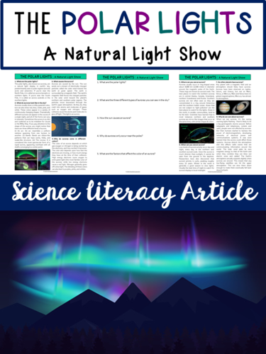 Article on The Polar Lights | Northern and Southern Lights | Aurora ...
