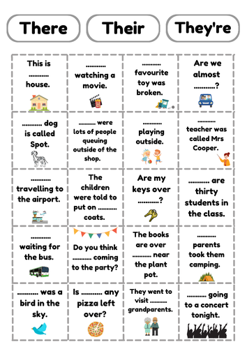English SPAG Homophones Lesson - There, Their and They're KS2 ...