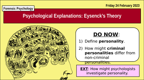 A-Level Psychology - EYSENCK'S THEORY OF THE CRIMINAL PERSONALITY ...