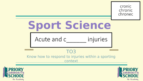Sports Science 2022+ R180 | Teaching Resources