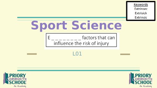 Sports Science 2022+ R180 | Teaching Resources
