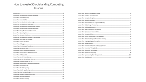 50 Computing Lesson Templates | Teaching Resources