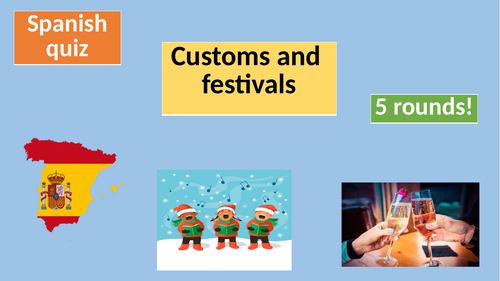 Spanish GCSE bundle - Festivals and traditions | Teaching Resources