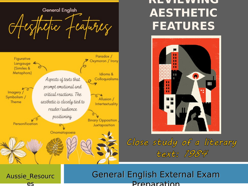 Nineteen-Eighty-Four: Lesson Reviewing Aesthetic Features | Teaching ...