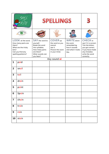 Set 3 Phonics Spelling Booklet | Teaching Resources