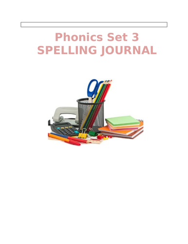 Set 3 Phonics Spelling Booklet | Teaching Resources