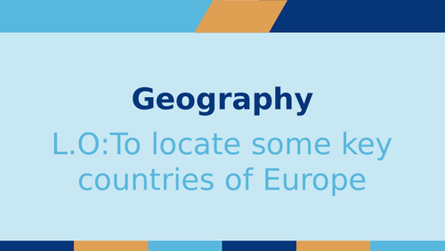 Locate Countries of Europe - LKS2 | Teaching Resources