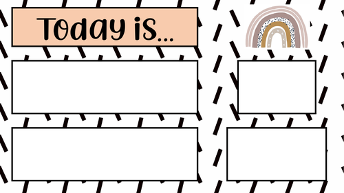 Colourful Classroom Calendar | Teaching Resources