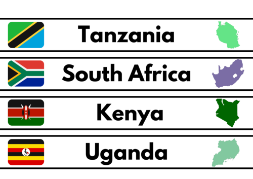 Africa Geography - Word Wall Bulletin Board | Teaching Resources