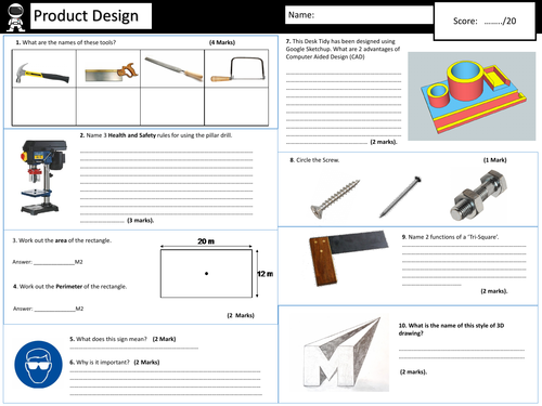 Product Design Assessment | Teaching Resources