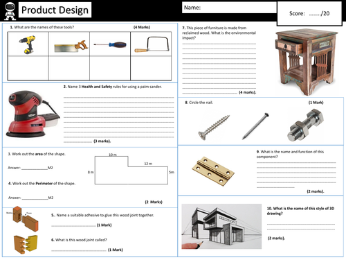 Product Design Assessment | Teaching Resources
