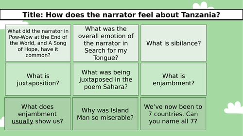 Around the World Poetry Scheme | Teaching Resources