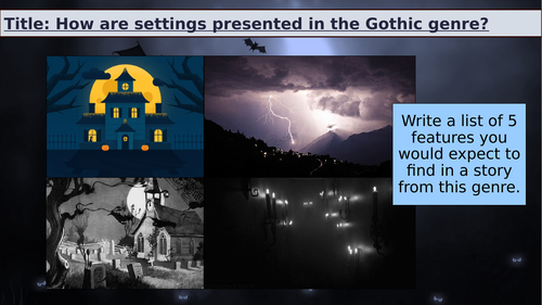 Gothic Fiction Scheme | Teaching Resources