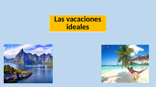 Spanish GCSE Holidays/ bookings | Teaching Resources