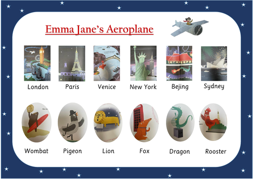 Emma Jane's Aeroplane word mat | Teaching Resources