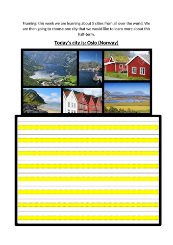 5 cities of the world - KS1 geography unit pack. | Teaching Resources