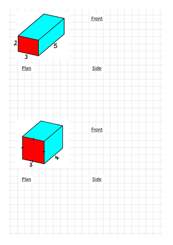 GCSE Foundation revision - Plans and elevations | Teaching Resources GCSE Foundation revision - Plans and elevations | Teaching Resources