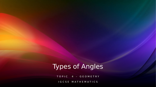 Types of Angles - PowerPoint Lesson | Teaching Resources