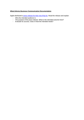 Business Communication Documents | Teaching Resources