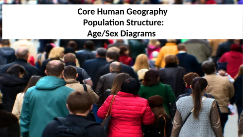 Population Structure And Age Sex Diagrams Teaching Resources